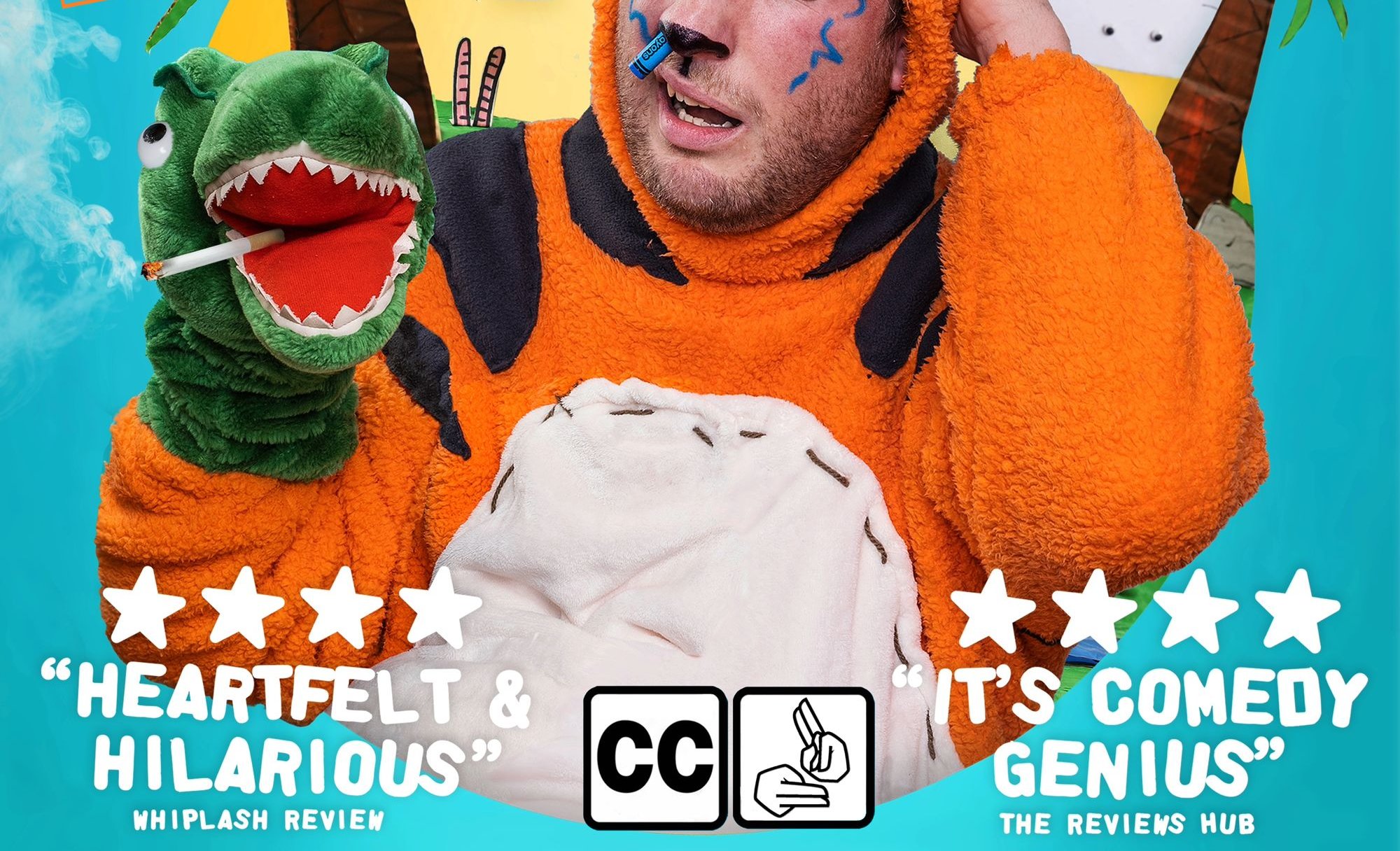 The TigeFace Show at the Torch cartoonish fun from ‘comedy genius’ | tenby-today.co.uk